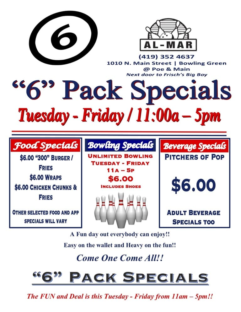 Open Bowling | Family Fun | Things To Do | Al-Mar Lanes | Bowling Green, OH